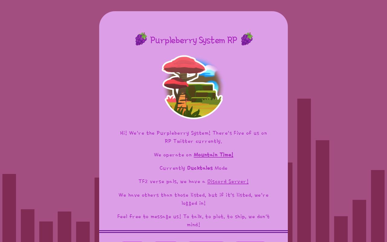 The Purpleberry System RP